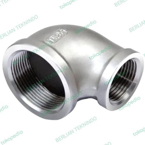 Jual 3/4" x 1/2" inch V Sok Elbow Stainless Steel SS304 / Reducer Elbow ...