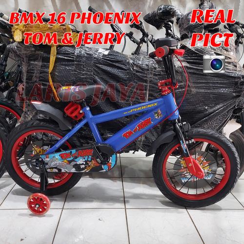 Jual Sepeda anak bmx 16 inch phoenix tom & jerry sepeda bmx 16 new ...