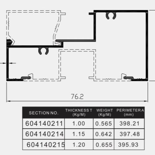 Jual Aluminium Forta Kusen 3" 60414 Kusen Z Sekrup Aluminium Batangan ...