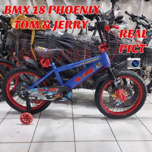 Jual SEPEDA ANAK BMX 18 PHOENIX TOM & JERRY BMX 18 INCH PHOENIX - Biru ...