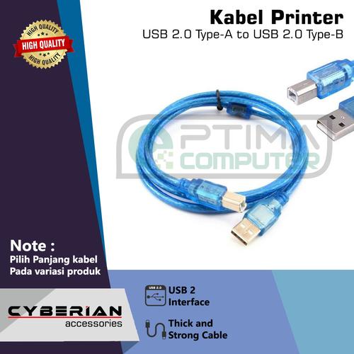 Jual Kabel USB 2.0 Printer (USB Type-A to USB Type-B) - 5 Meter - Kota ...