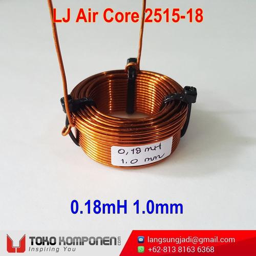 Jual 0.18mH 18AWG air-core solid-copper crossover coil (XO koil ...