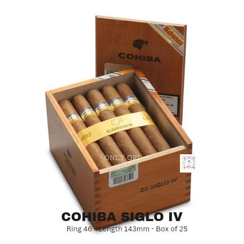 Jual Cohiba Siglo IV - Box of 25 cerutu cuban cigar - Jakarta Barat ...