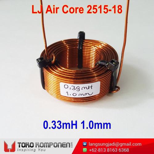 Jual 0.33mH 18AWG air-core solid-copper crossover coil (XO koil ...