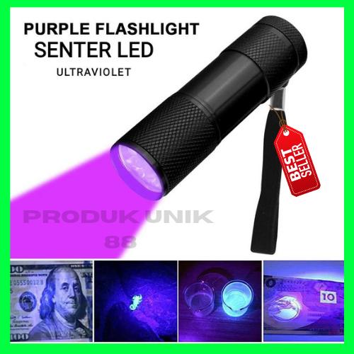 Jual Senter LED Ultraviolet Ungu Flashlight - Jakarta Barat - Produk ...
