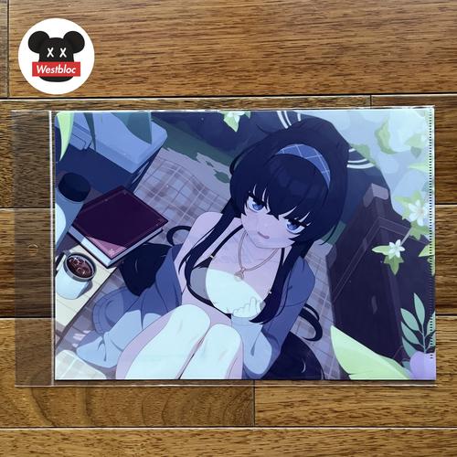 Jual Kozeki Ui Swimsuit Ver. Blue Archive Clear File A4 - Gacha Game ...