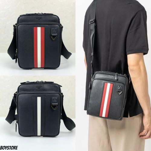 Jual TAS BALLY BAG MACKAO CROSSBODY BAG AUTHENTIC FULLSET - Stripe mrah ...
