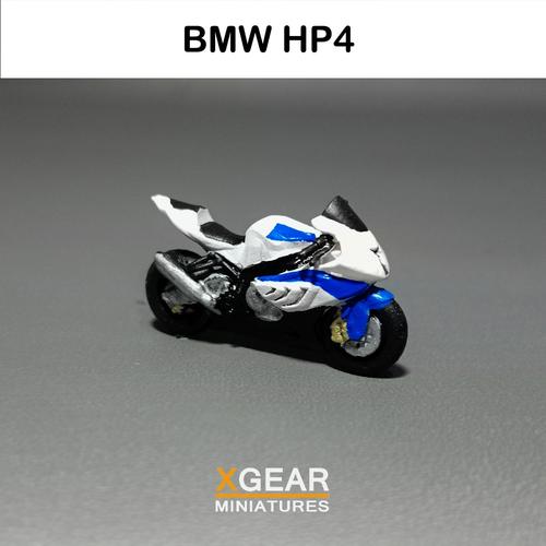 Jual miniatur motor 1/64 BMW HP4 untuk diorama hotwheels/minigt/tomica ...
