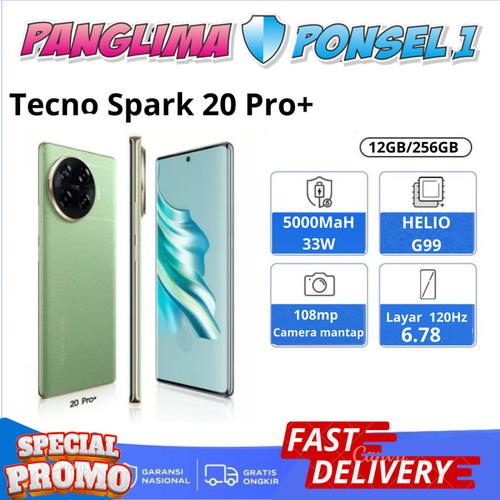 Jual Tecno Spark 20 Pro Plus 8/256GB LAYAR AMOLED 120Hz/ Spark 20Pro ...