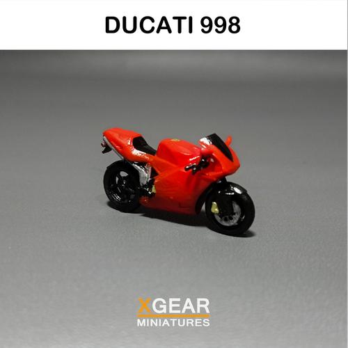 Jual miniatur motor 1/64 DUCATI 998 untuk diorama hotwheels/minigt ...