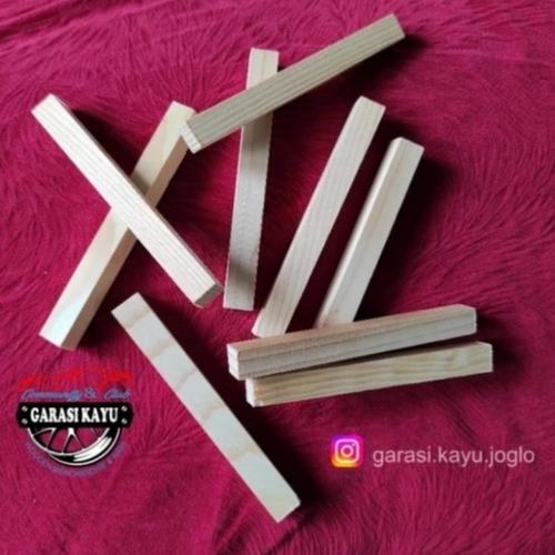 Jual Kayu potongan wooden stik stick 2x2x15 cm jati belanda kerajinan ...