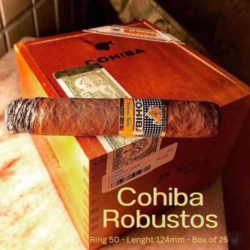 Jual Cohiba Robustos - Box of 25 stick cerutu cuban cigar - Jakarta ...