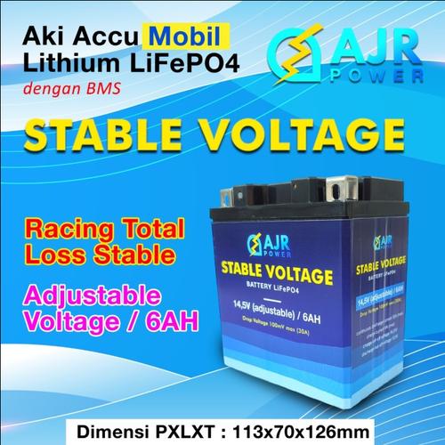 Jual AKI ACCU LITHIUM BATTERY BATERAI LiFePo4 AJR POWER Racing Total ...