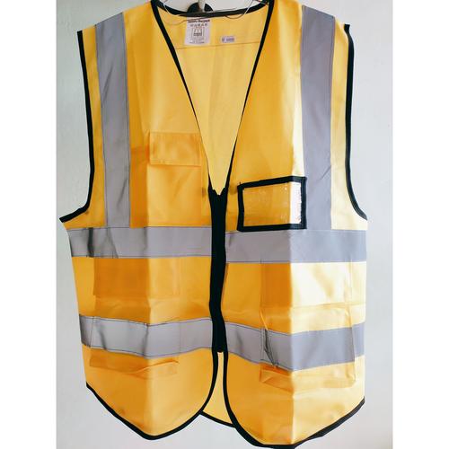Jual Rompi Safety (Safety Vest) Polyester Premium Kuning + ID Card ...