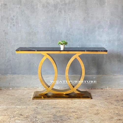 Jual Meja konsul Marmer Stainless Gold - Meja Foyer Marmer Asli - Kab ...