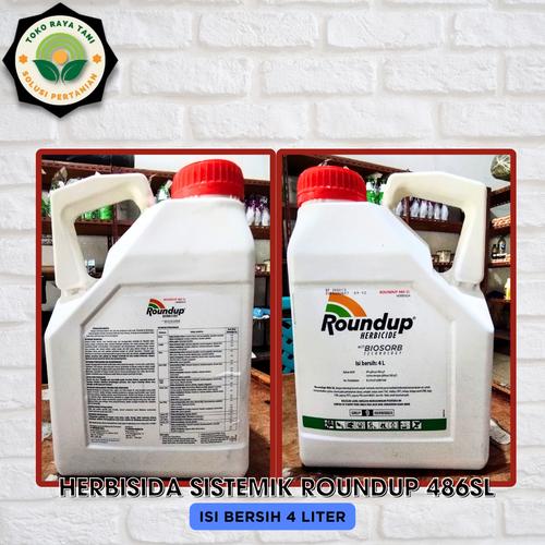 Jual Racun rumput Sistemik ROUNDUP isi 4 Liter hanya utk Pulau Sumatera ...