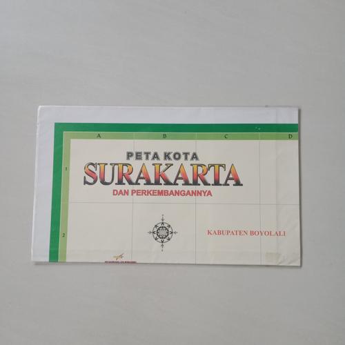 Jual Peta Kota Surakarta dan Perkembangan - Kota Tangerang - SARANA ...