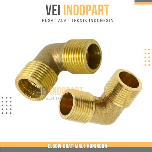 Jual Nepel Elbow Drat Male / Knee Drat Luar Kuningan - 1/2 Inch - Jakarta Barat - Vei Indopart ...