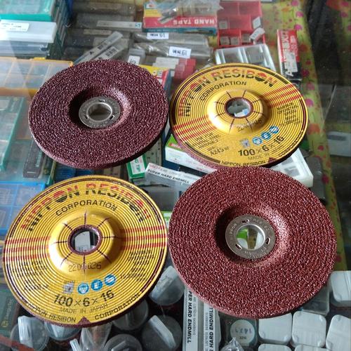Jual BATU GERINDA NIPPON RESIBON 4" INCH 100X6X16 BARU ORI KOTOR KENA ...