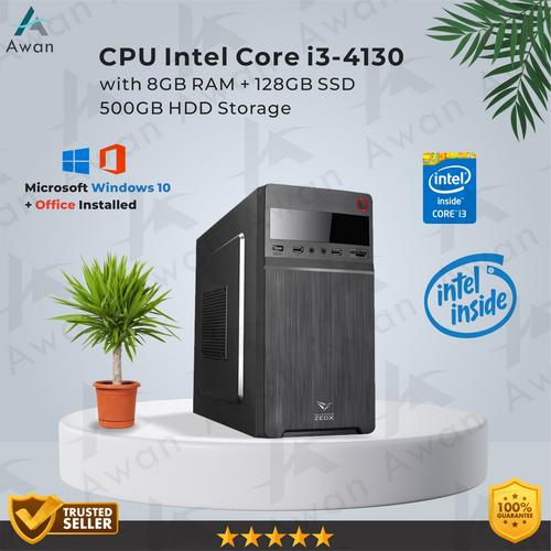 Jual CPU PC Komputer Intel Core i3 Gen-4 RAM 8GB SSD Rakitan Office - Kab. Tangerang - Awan PC ...