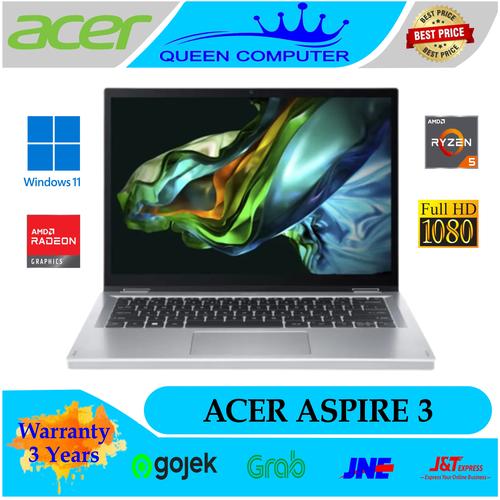 Jual ACER Aspire 3 A314 23M Ryzen 5 7520U RAM 8GB SSD 512GB W11 OHS ...