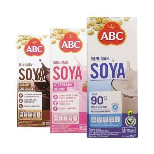 Jual ABC SOYA MINUMAN SARI KEDELAI RASA ORIGINAL | STROBERY | COKLAT ...