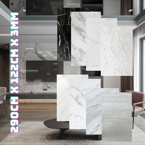 Jual Wallpaper dinding PVC Marmer 290cm x 122cm x 3mm PVC Marble Wall ...