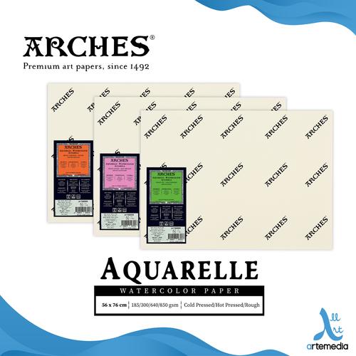Jual Arches Aquarelle 56x76cm Watercolor Paper Sheet Kertas Cat Air ...