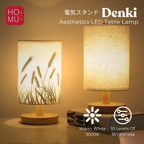 Jual HOMU DENKI Real Wood LED Table Ambience Lighting Lamp Lampu Meja ...