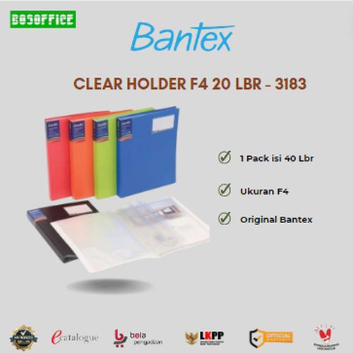 Jual Clear Holder BANTEX F4 20 Lembar – 3185 - Jakarta Barat ...
