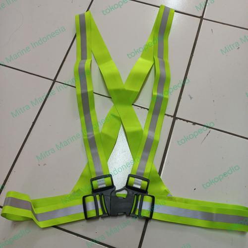 Jual Rompi Karet V Hijau /Rompi Safety/Rompi APD/Rompi Proyek Hijau ...