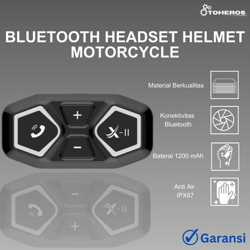 Promo Headset Intercom Helm Bluetooth Headset Helmet Motorcycle ...