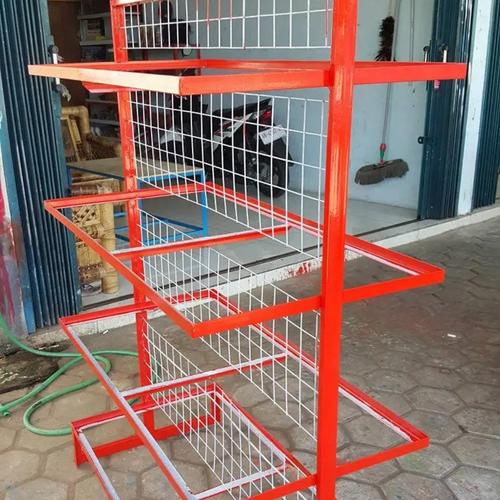 Jual Rak Minimarket Rakitan Custom - Biru Putih, 2 SISI - Kab. Bantul ...