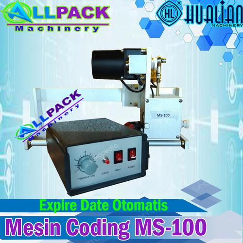 Jual Mesin Coding expired date MS-100 Hot Ink roll cetak kode produksi ...