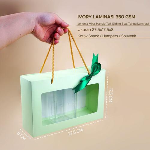 Jual Box Packaging 3 Toples 350 Gr Persegi Panjang Kotak Souvenir Kue ...