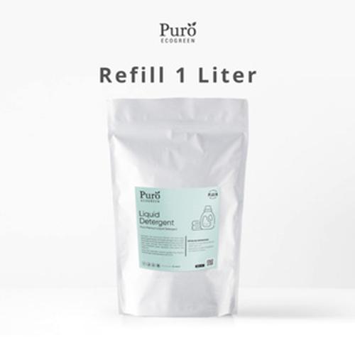 Jual PURO PREMIUM PLAIN Refill Liquid Deterjen Pouch 1 Liter - Kab ...