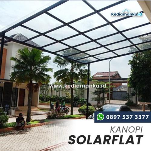 Jual Kanopi Solarflat Atap Awning Garasi Transparan Minimalis Baja ...