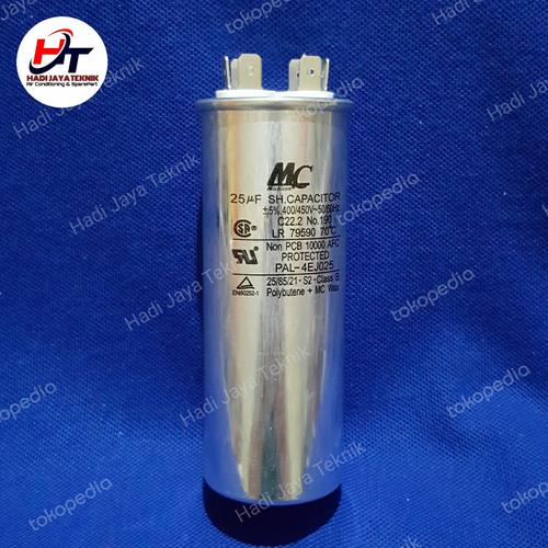 Jual KAPASITOR AC / CAPASITOR AC RUNNING MERK "MC" 25 uF 400/450 V ...