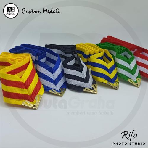 Jual Tali Medali Mendali Grade B Wisuda Perpisahan Kelulusan Kejuaraan ...