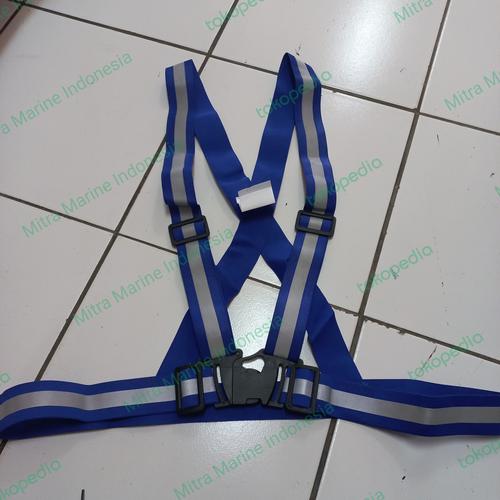 Jual Rompi Karet V Biru /Rompi Safety/Rompi APD/Rompi Proyek Biru Karet ...
