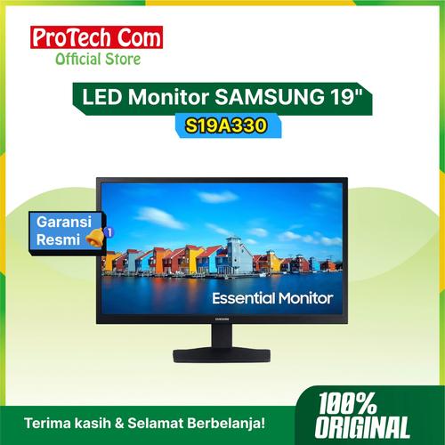 Promo LED Monitor SAMSUNG 19" S19A330 HDMI LS19A330NHEXXD Garansi Resmi ...