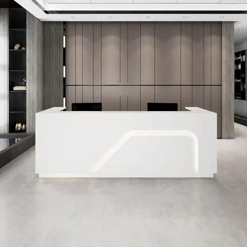 Jual Meja Resepsionis – Receptionist Desk custom kantor kasir backdrop ...