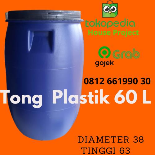 Jual Drum Air / Tong Sampah / Tong Biru Tebal / 150 L Liter Baru - 60 ...