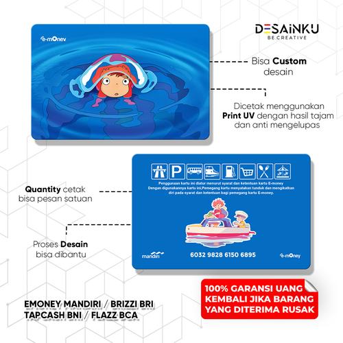 Jual Emoney/Tap Cash/Flazz/Brizzi/ Studio Ghibli Ver Ponyo - EM 1 ...