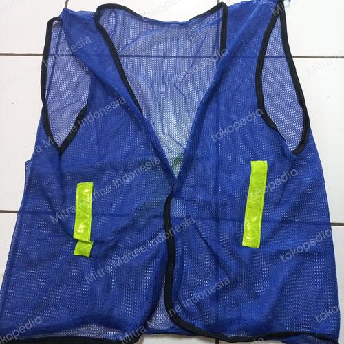 Jual Rompi Jaring Biru / Rompi Safety/Rompi APD/Rompi Proyek Biru ...