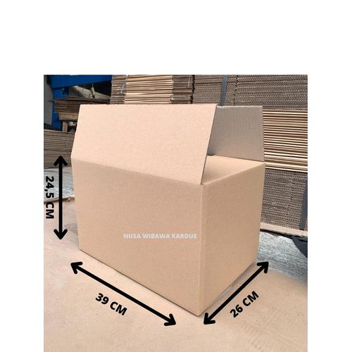 Jual Kardus aqua box packing 39x26x24,5cm Double Wall - Jakarta Barat ...
