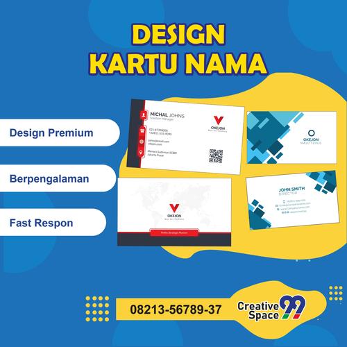 Jual Design Kartu Nama Premium - Design & Cetak - Jakarta Barat - 99 ...