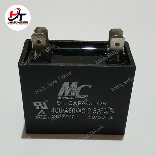 Jual KAPASITOR AC / CAPASITOR AC FAN MERK "MC" 2,5 uF 400/450 V - Kota ...