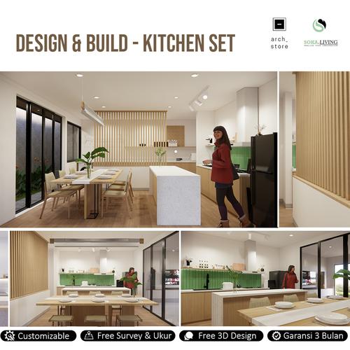 Jual Kitchen Set Custom Japandi | Kayu Modern| Minimalis - Kab ...