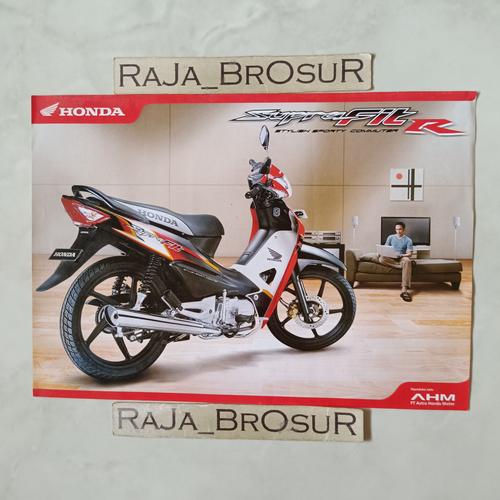 Jual Poster brosur katalog flyer jadul lawas Honda Supra Fit R 2007 ...